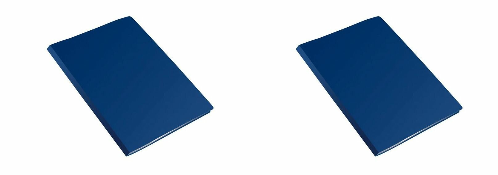 Attache Папка файловая, 40 Label синяя, 2 шт