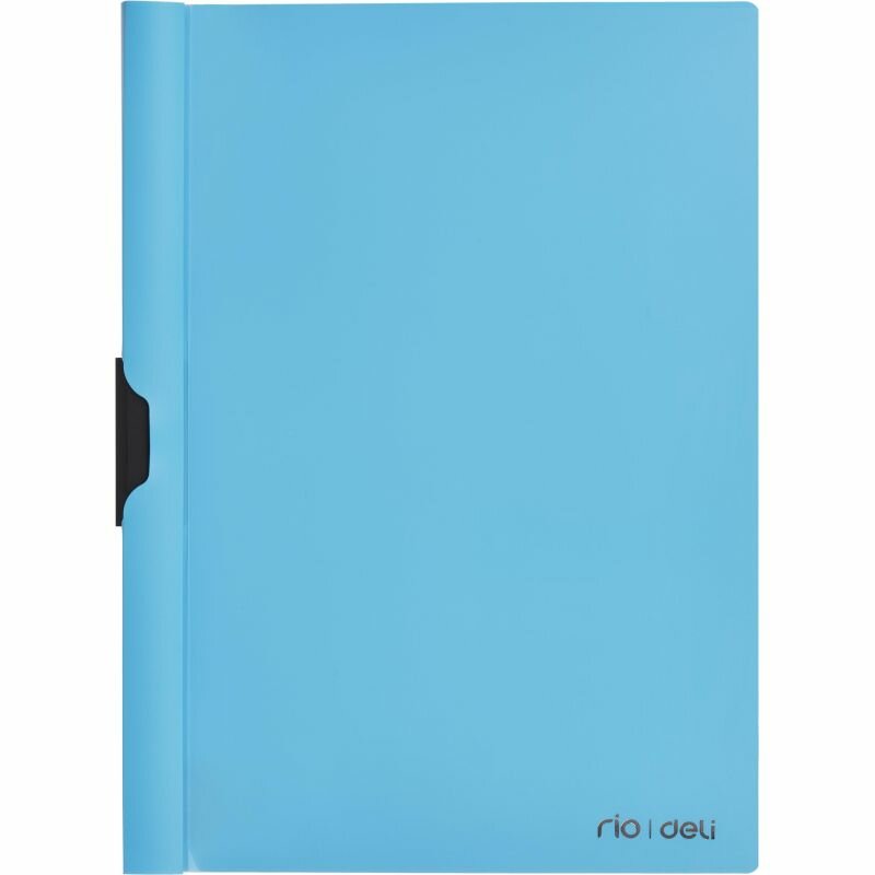 Deli Папка c клипом Vivid для брошюровки, A4, 0,3 мм