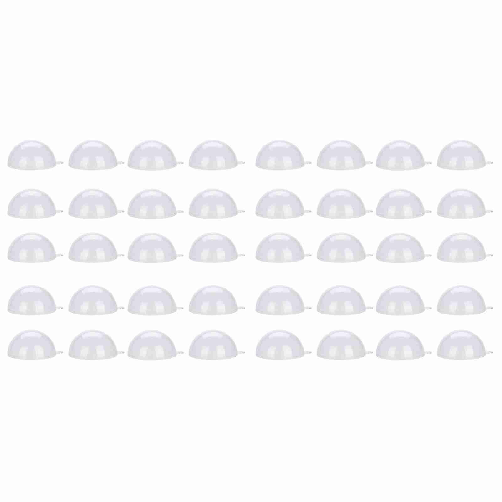 8 см прозрачные пластиковые шары для наполнения, 20 шт, для свадебных рождественских украшений, прочные прозрачные сферы для рукоделия