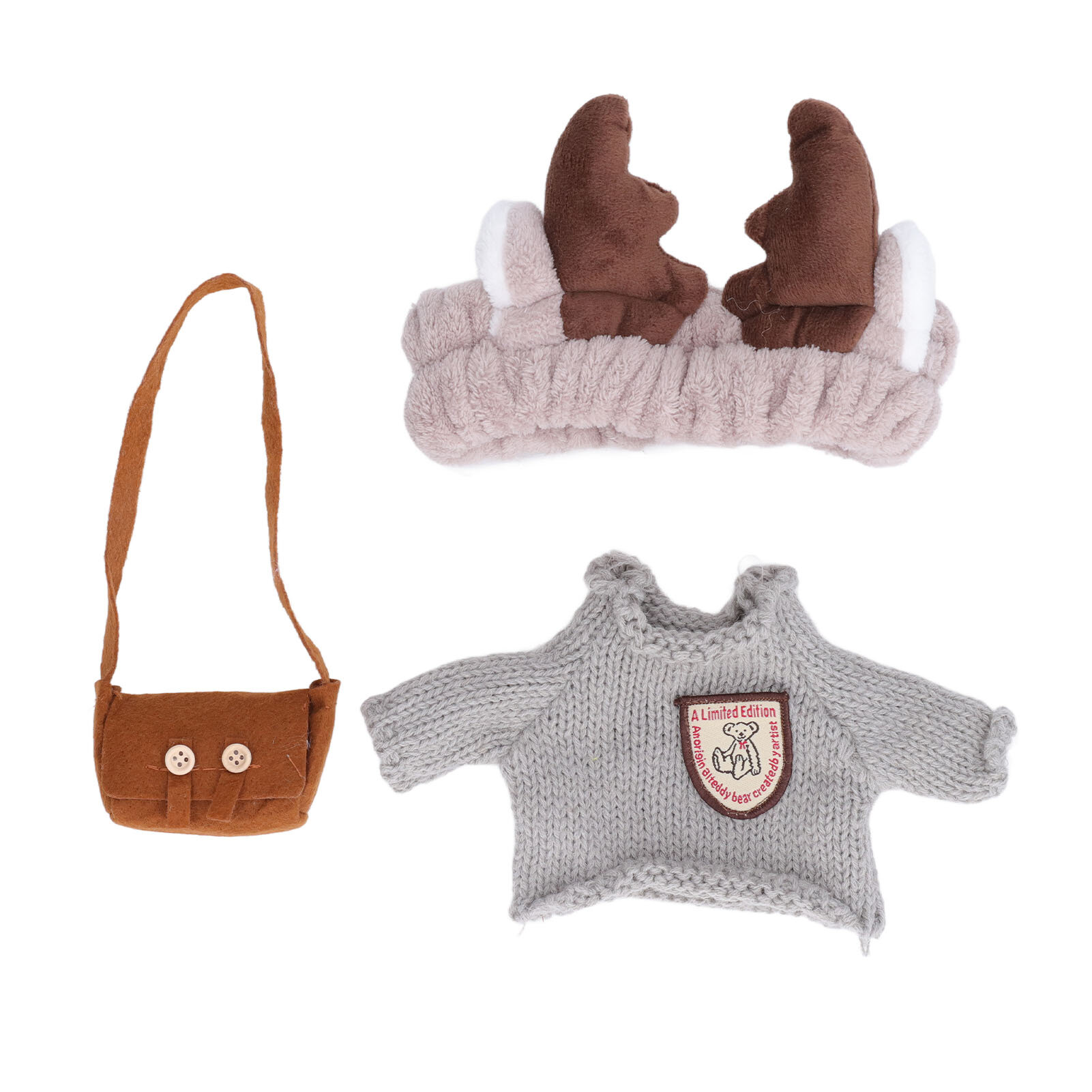 Моющаяся плюшевая одежда в виде утки, набор из 3 предметов, плюшевая игрушка в виде мультяшной утки для детей, тип G, одежда из мягкой утки своими руками, плюшевая игрушка с одеждой, детские развлечения