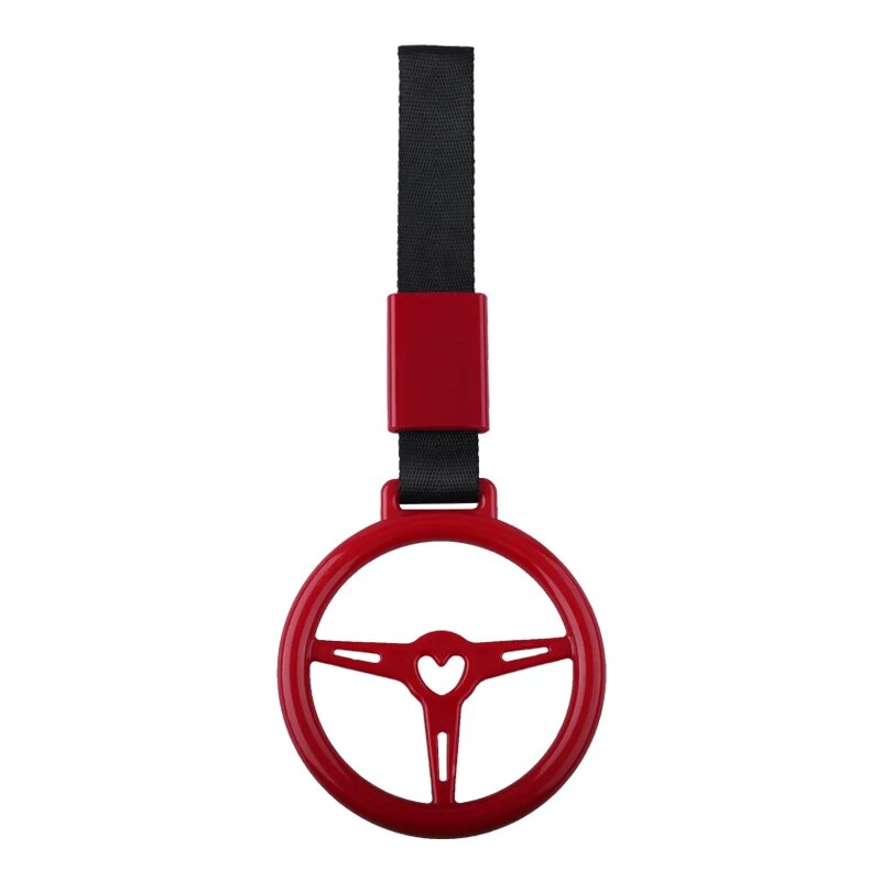 Крючок для прицепа JDM, кольцо руля, Black Red