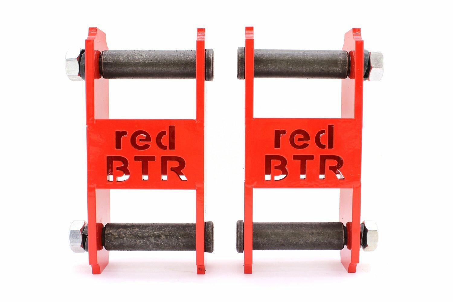 Серьги рессоры УАЗ удлиненные лифт +20 мм (усиленные, сталь 6 мм, с установочным комплектом, 2 шт)