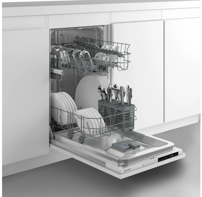 Встраиваемая посудомоечная машина Indesit DIS 1C59, 45см, 10 комплектов — фото 1