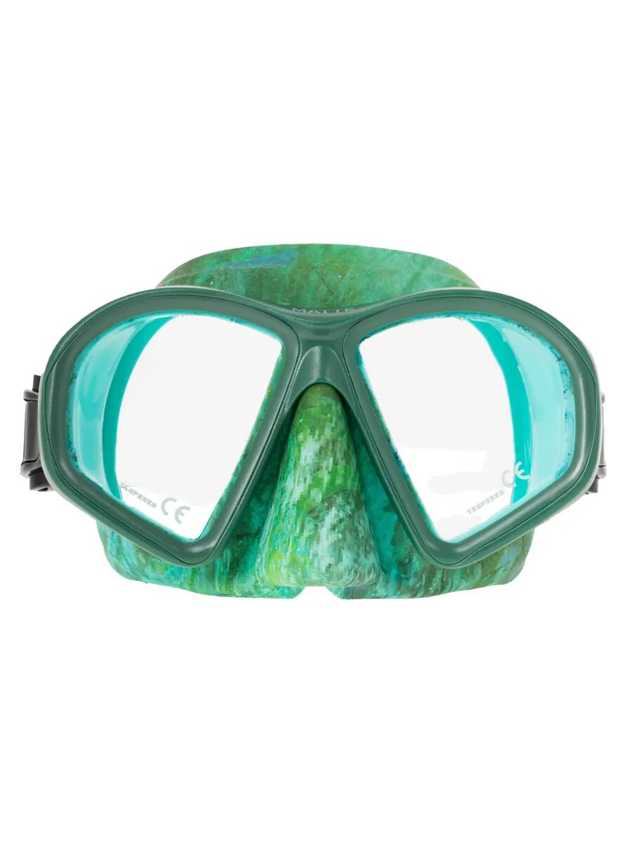 Маска для плавания Marlin Matte 2.0 Camo Green