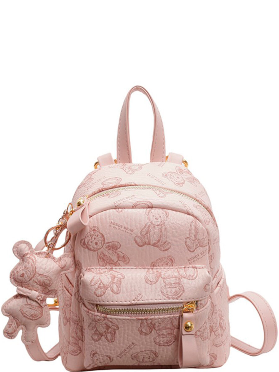 Рюкзак Multibrand, Розовый, Единый школа