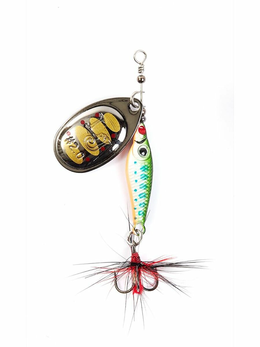 Блесна вращающаяся Lucky John TRIAN BLADE ROUND 6.0г 005