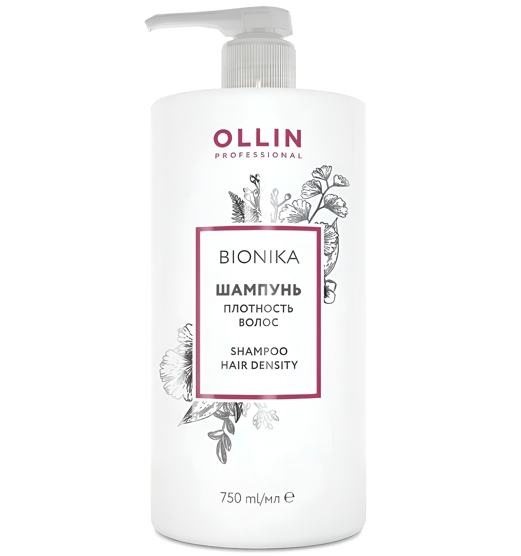 OLLIN Professional BIONIKA Шампунь «Плотность волос», для ослабленных волос, 750 мл.