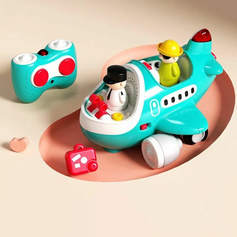 Музыкальный вертолет, пластик, с подсветкой, звуковой эффект, 1-5 лет