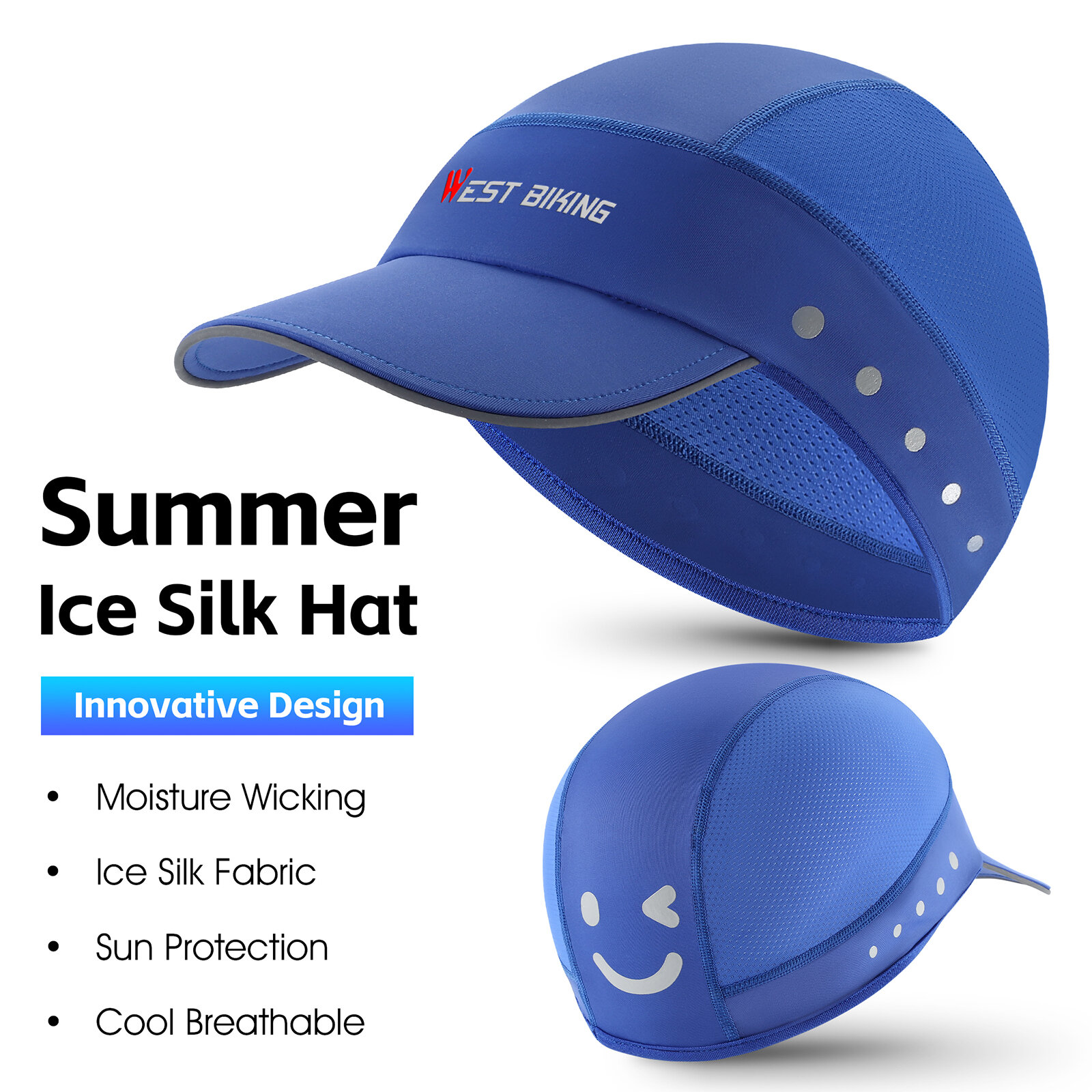 Быстросохнущая велосипедная кепка, летняя дышащая, защищающая от солнца спортивная кепка, кепка для езды на мотоцикле, высокоэластичная спортивная кепка для бега
