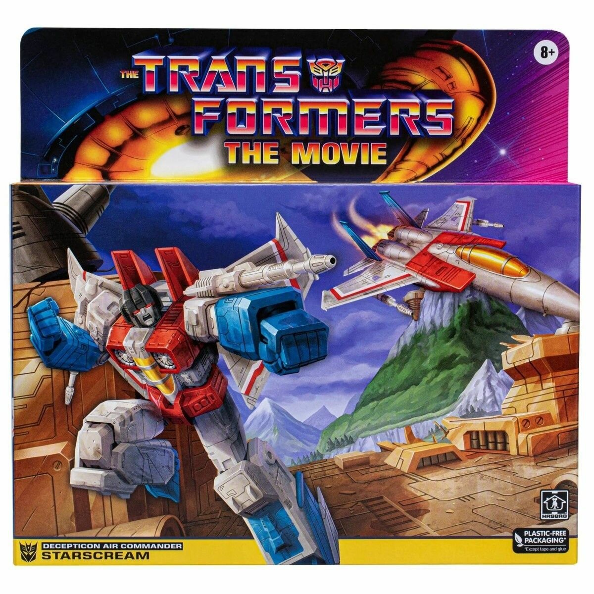 Трансформеры игрушки Hasbro Transformers Toys Retro G1 Starscream 14cm F7709