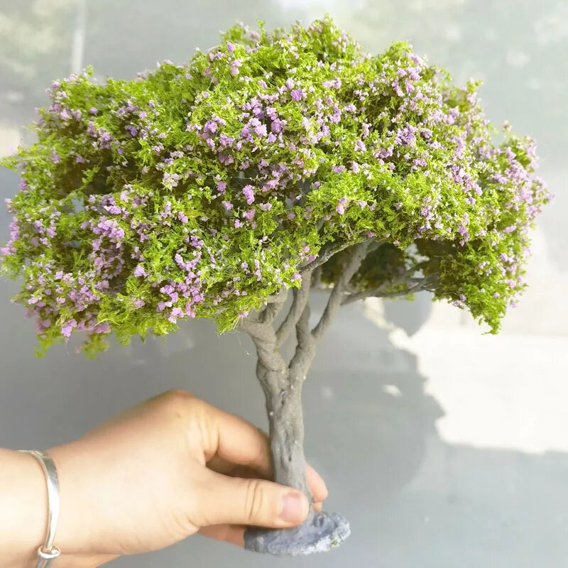 Модель дерева FunTrying из проволоки Сиреневый, 25CM GREEN PURPLE