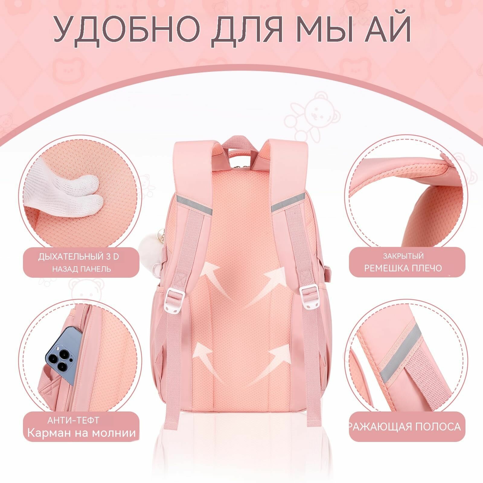Ранец школьный — фото 1