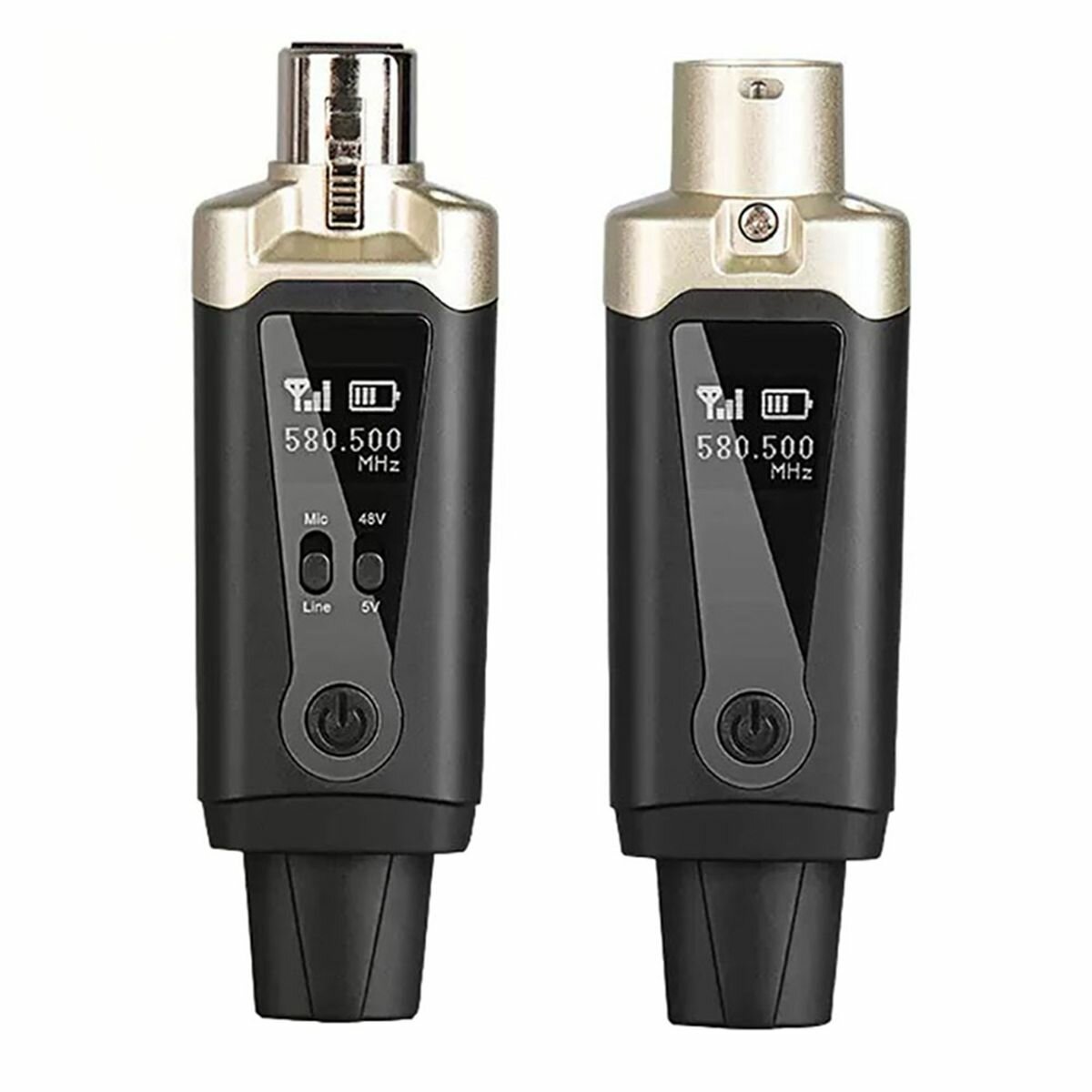 Беспроводная микрофонная система UHF, беспроводной передатчик, приемник, микрофонный конвертер XLR, адаптер для конденсаторного динамического микрофона