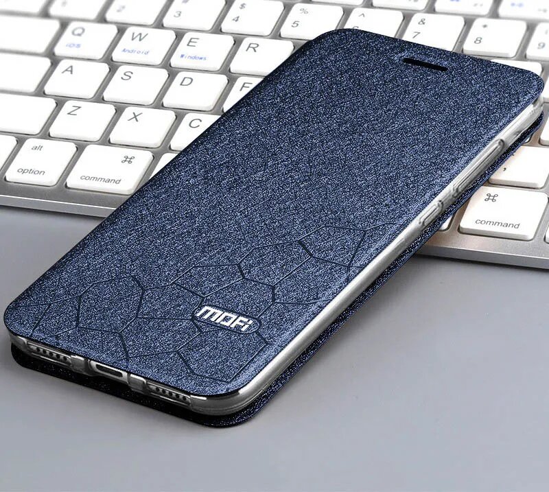 Чехол-книжка для Xiaomi Mi 14, чехол для Xiaomi 14 Pro, кожаный чехол-подставка Mofi, чехол-книжка для Xiaomi 14, задняя крышка из ТПУ, роскошный чехол с полным покрытием Сяоми 14, blue