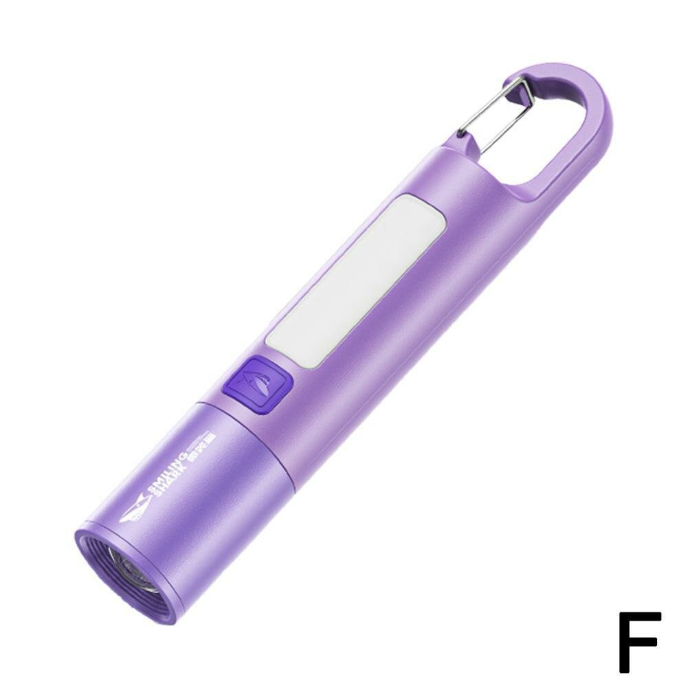 Фонарик туристический, фонарик маленький, LED, usb зарядка,2 в 1, водонепроницаемый, для рыбалки и кемпинга и дома