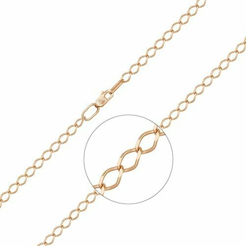 Цепь красное золото, 585 проба