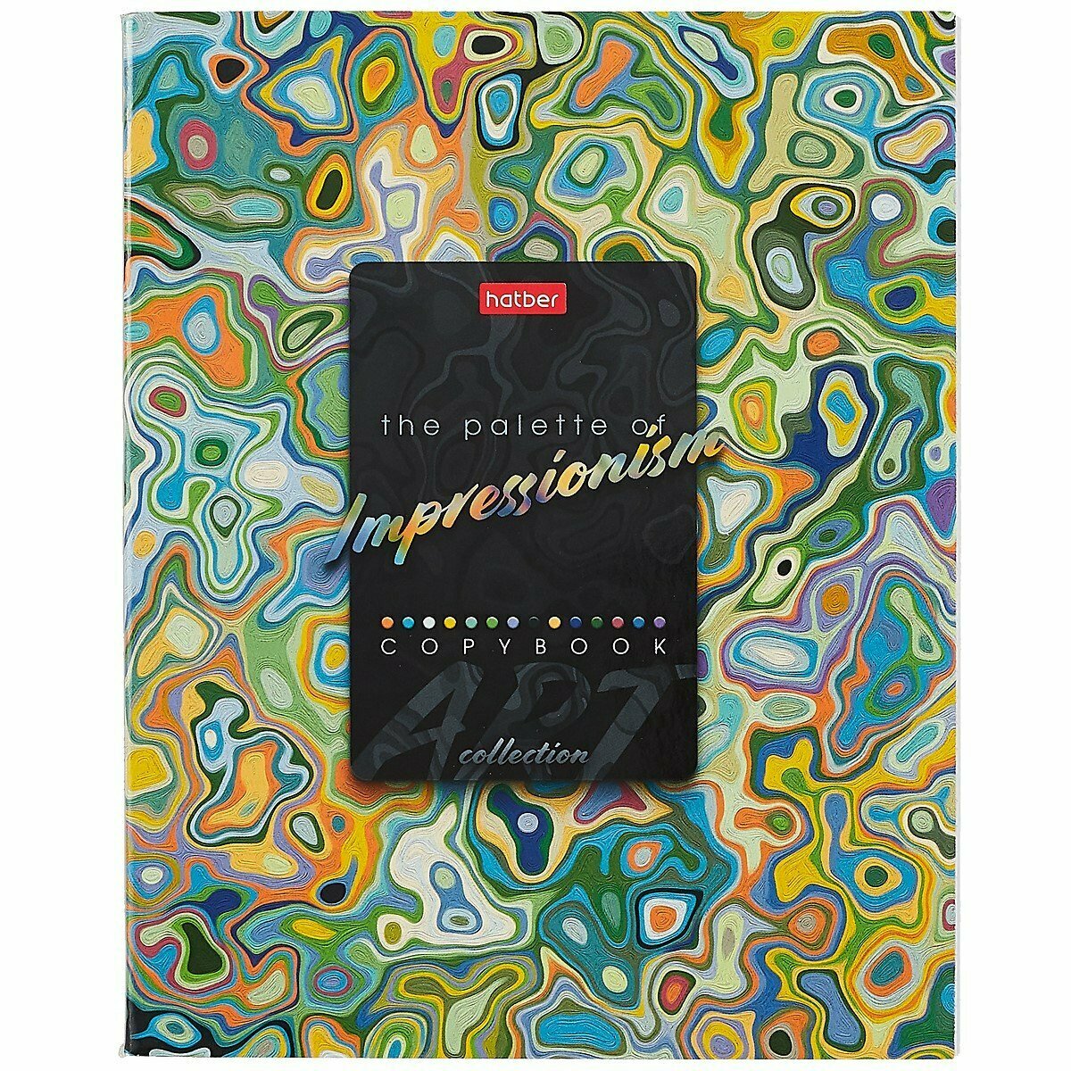 Тетрадь общая «Impressionism» в ассортименте, 96 листов в клетку, А5 - Hatber
