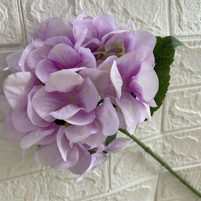 Lifelike silk hydrangea flowers 18in realistic wedding home decor photography props gift
