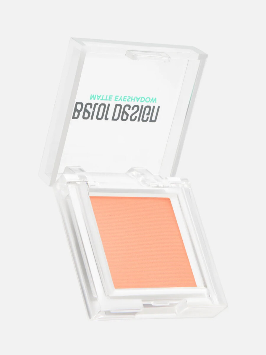 Тени для век матовые тон 107 персиковый Matte eyeshadow Belor Design