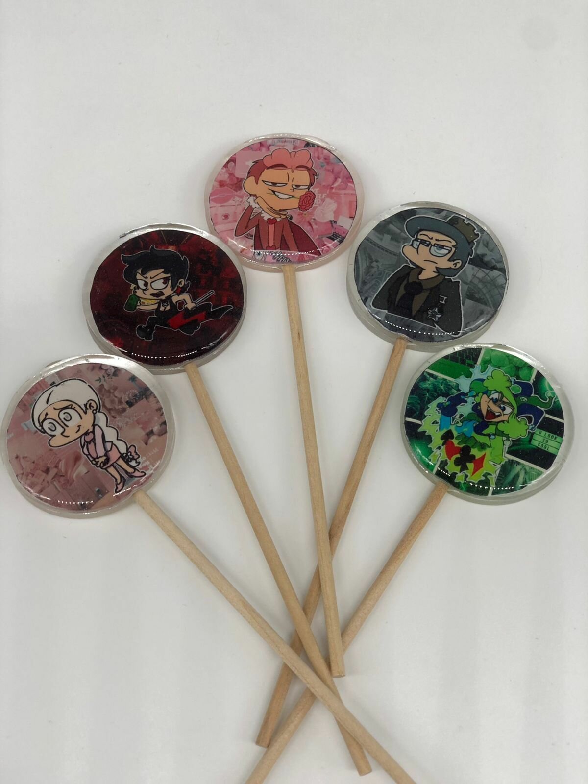 Леденец на палочке Набор 13 Карт № 2 (5 штук)