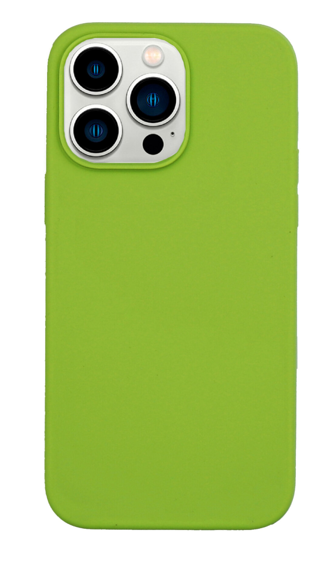 Чехол-накладка для iPhone 14 Pro Max, Silicon Case, без лого, зеленый