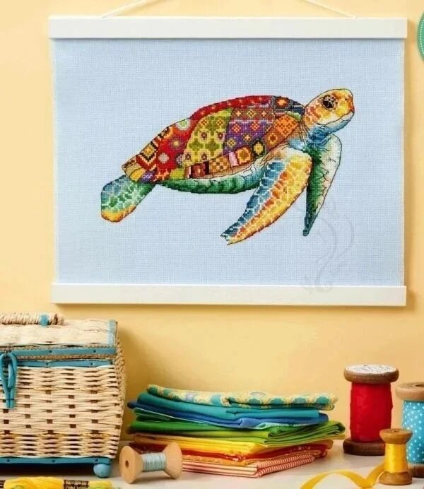 Наборы для вышивки крестиком овощи армейский зеленый, 16CT