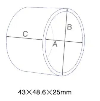 1pca мотоциклетный глушитель, графитовая прокладка, уплотнительное кольцо, разъем глушителя, уплотнительное кольцо для Honda Yamaha, грязевой пит-байк, квадроцикл 12