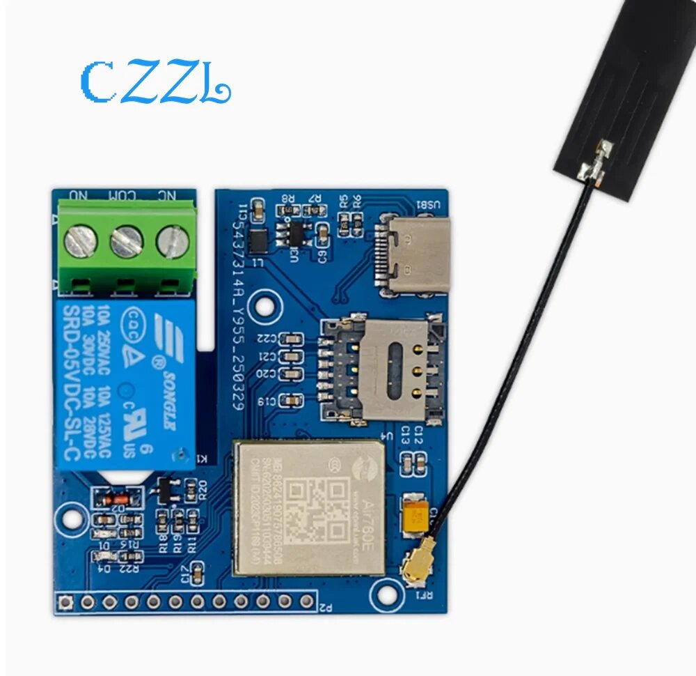 Однорелейный модуль сетевой IoT 4G AIR780E
