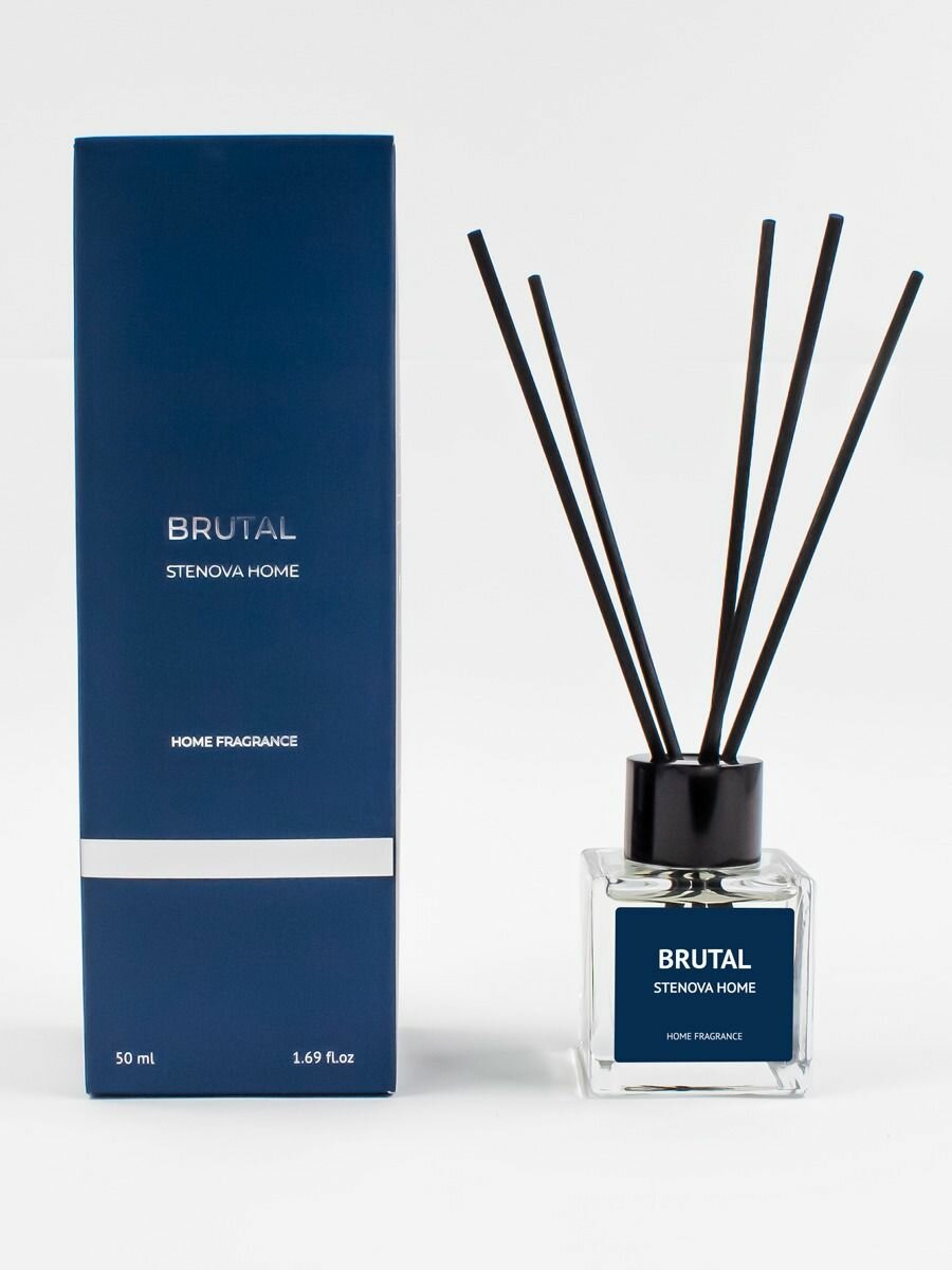Аромадиффузор с палочками BRUTAL 50мл. STENOVA HOME