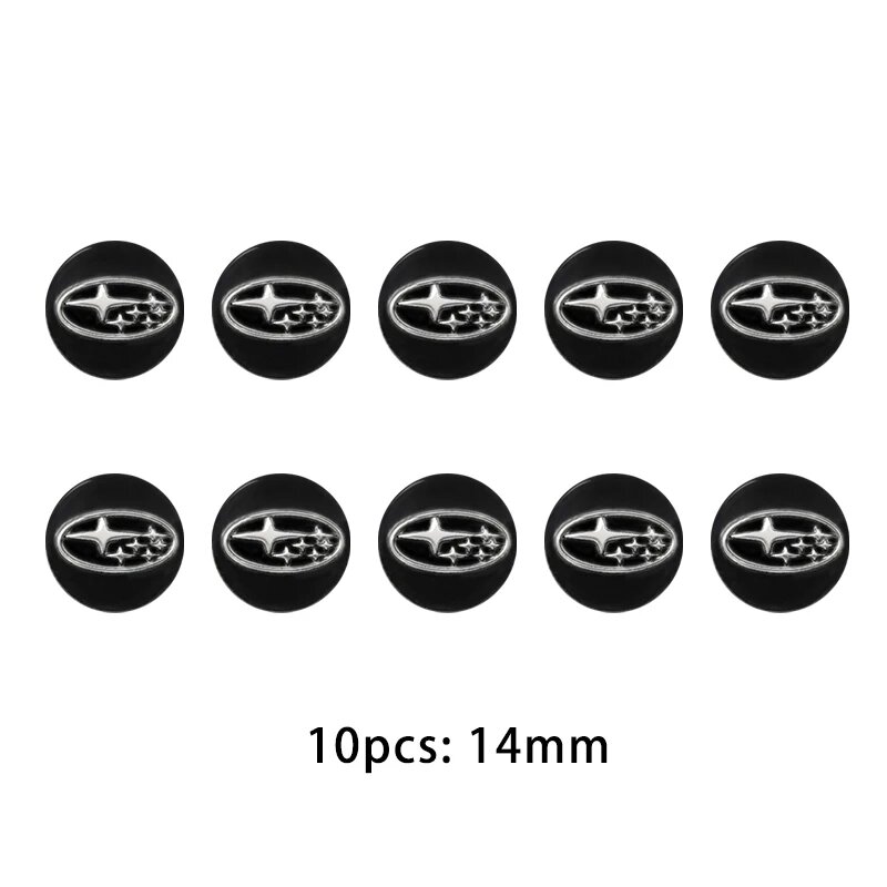 Для Subaru Forester XV STI Legacy BRZ Crosstrek 5/10 шт. автомобильные умные наклейки с дистанционным управлением, эмблема, декоративная наклейка, аксессуары 10pc
