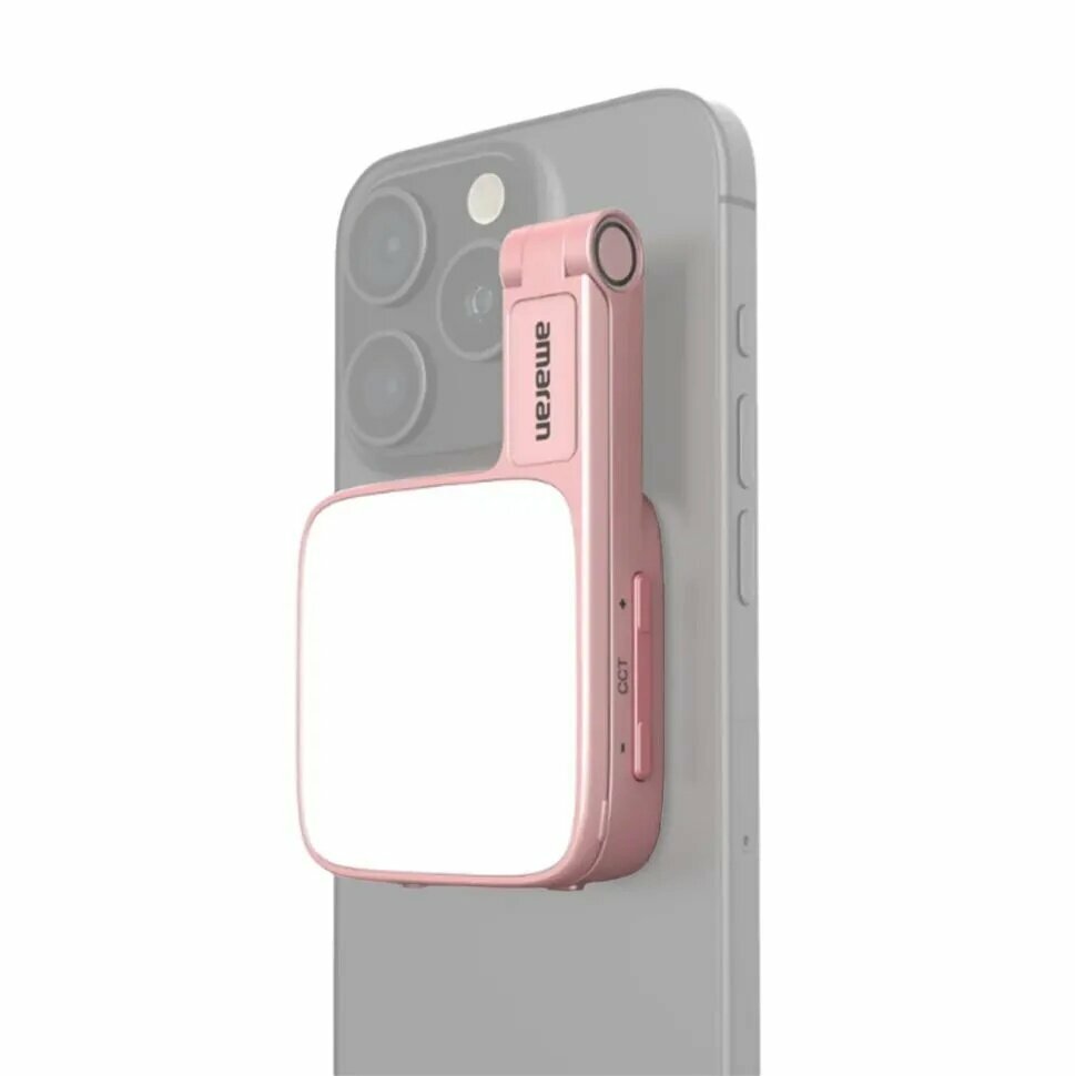 Осветитель Aputure Amaran Go для смартфонов (розовый)