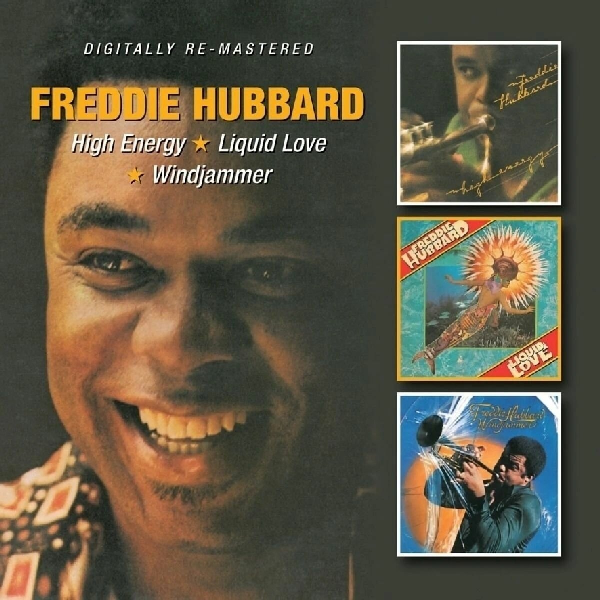 CD диск Freddie Hubbard - High Energy/ Liquid Love/ Windjammer (2CD) 2012, Jewel case