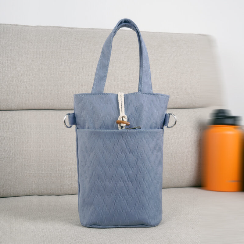 Утолщенная сумка через плечо с двойным держателем для стаканов, водонепроницаемая, с отделением для мамы, защитным чехлом, сумка для уличного зонта, изолированный держатель для стаканов