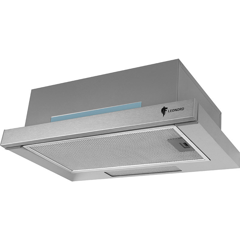 Вытяжка Leonord 109909, пристенная, 275м3/ч, 40Вт, LED-подсветка, отвод/циркуляция