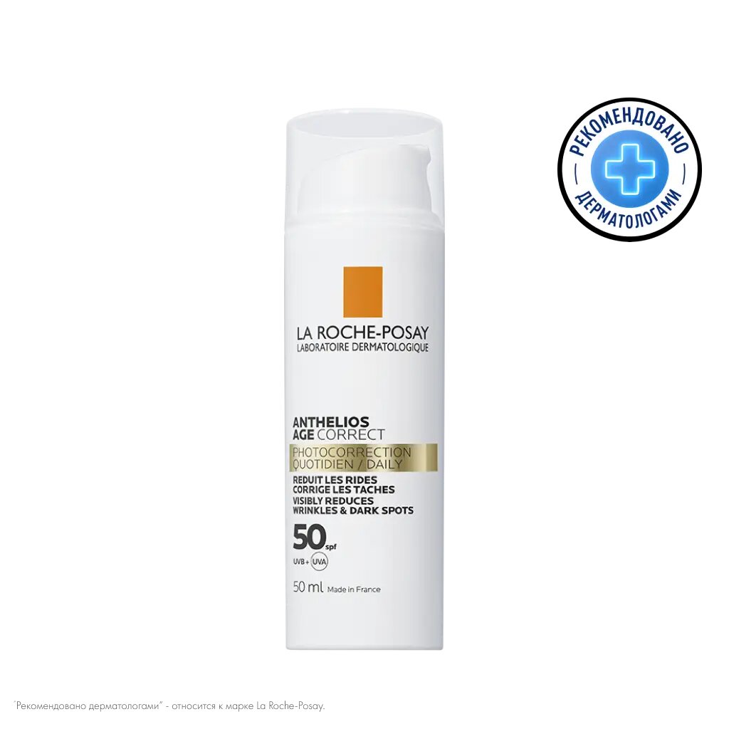 La Roche-Posay Anthelios Age Correct Крем для лица антивозрастной SPF50 50 мл 1 шт
