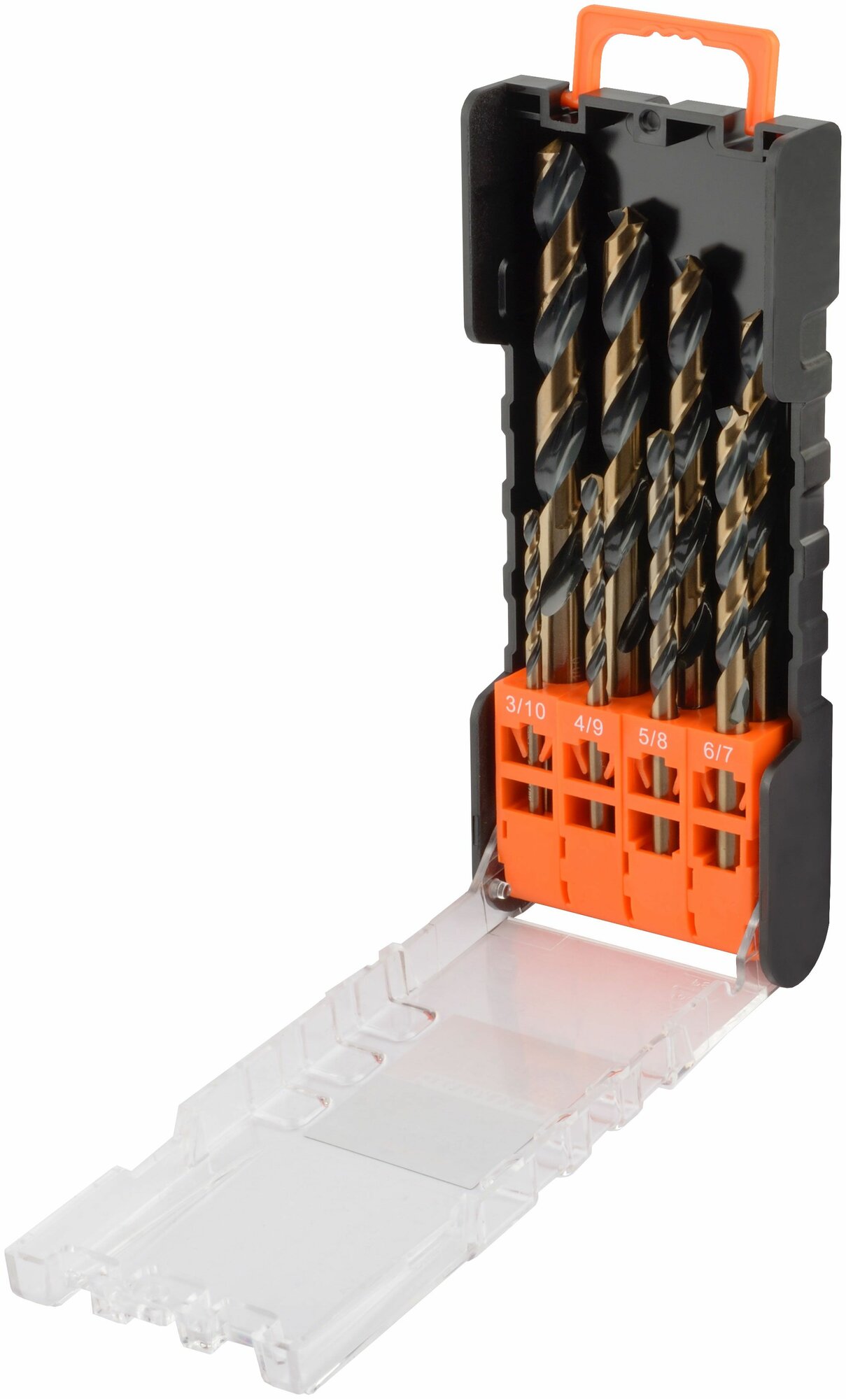 Набор сверл по металлу Р6М5К5 8шт.(3,0-10,0мм. пласт/ф) АвтоDело PRO 40898