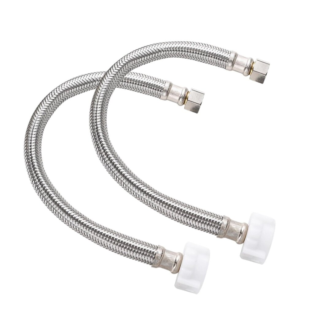 Плетеный Шланг из Нержавеющей Стали, Кран Для Горячей и Холодной Воды, Смеситель Для Кухонного Умывальника
