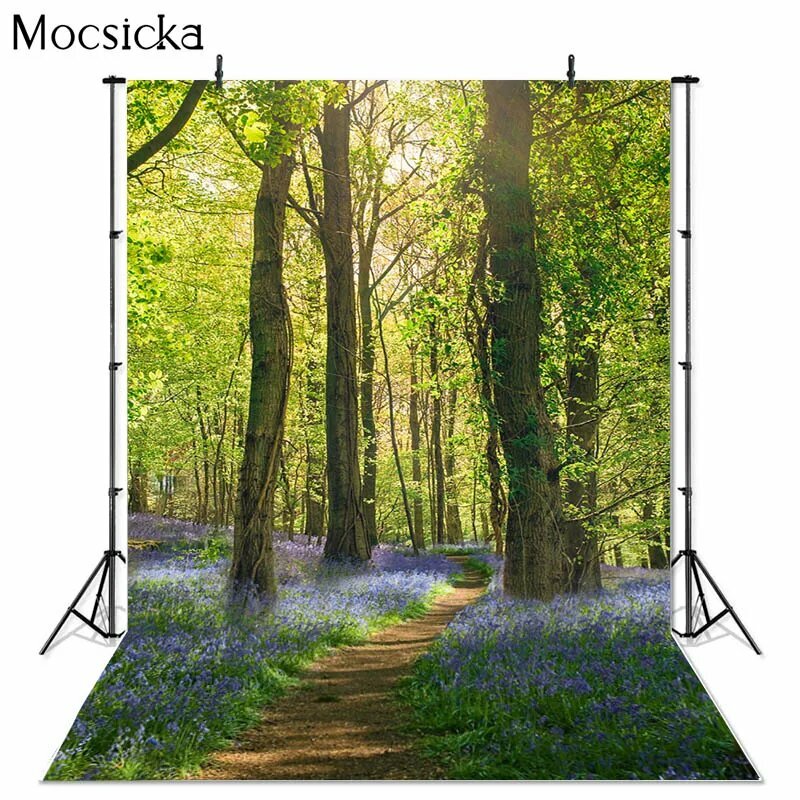 Фотофон виниловый "Весенний лес" 180x250см Mocsicka