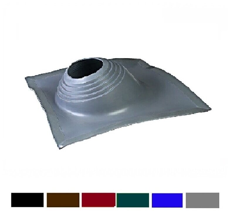 Манжета кровельная угловая Силиконовая 200-275мм Серый (Мастер Флеш)