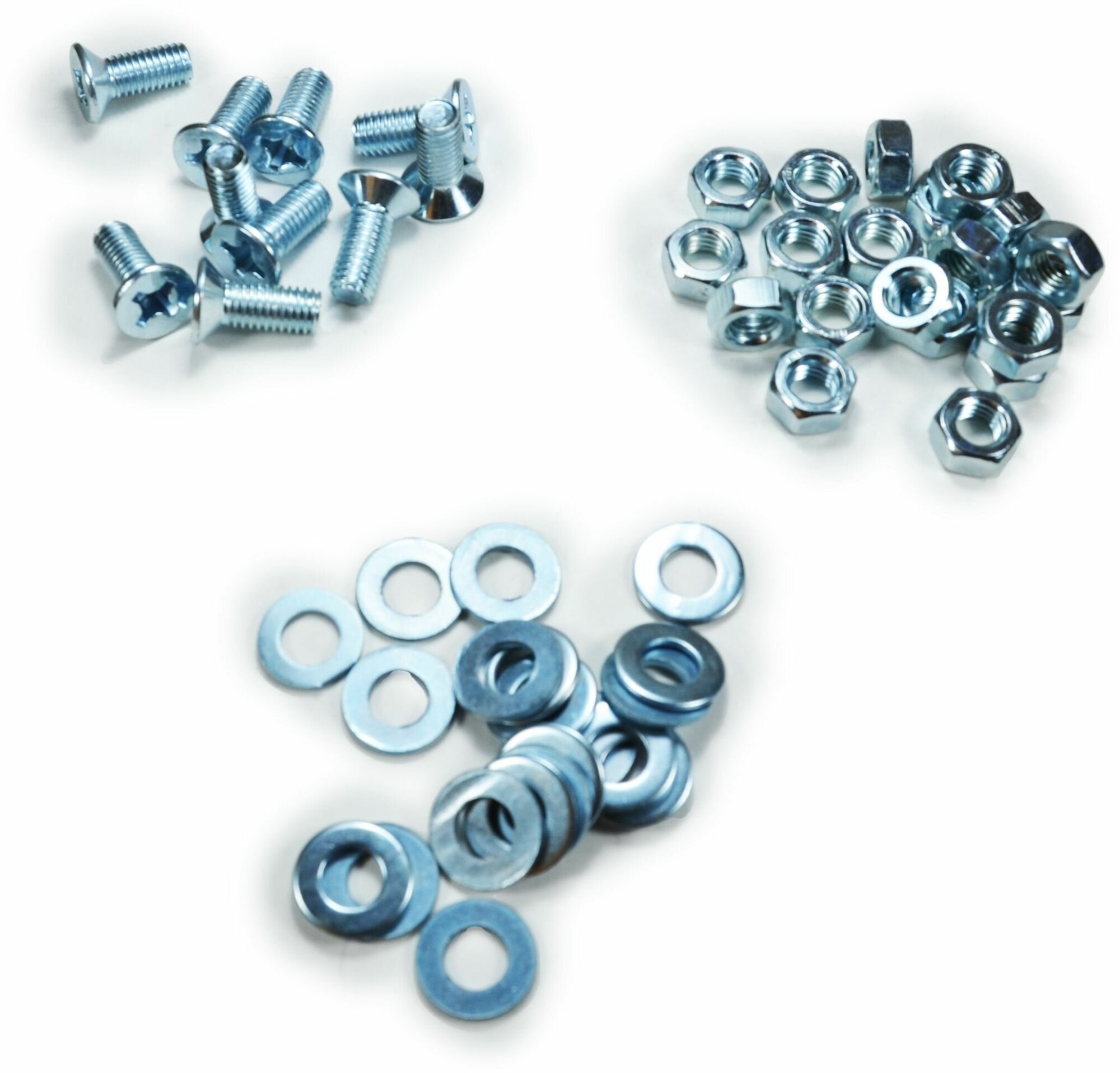 Комплект винтов с гайкой и шайбой 6х10 50шт