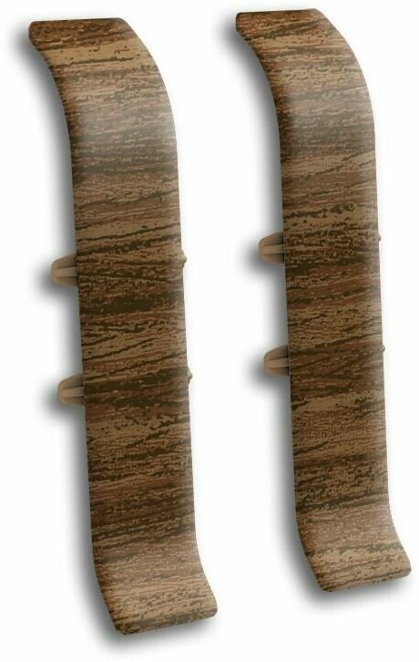 Соединитель для плинтуса IDEAL Классик-70мм - 291 Орех, 2шт