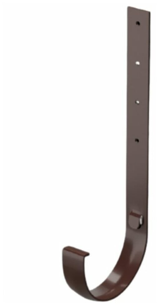 Кронштейн желоба Docke STANDARD металлический, 120 мм х 240 мм, темно-коричневый ZVTS-1173