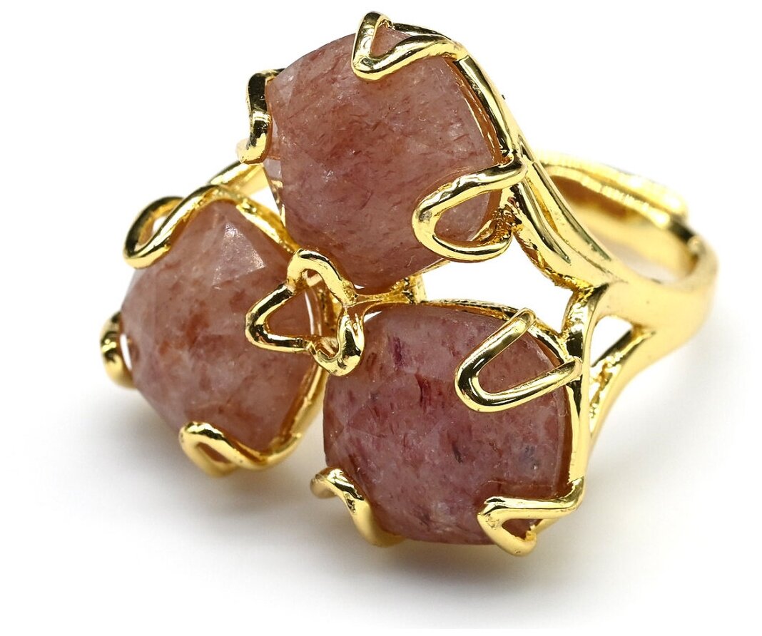 Кольцо, кварцит, кварц