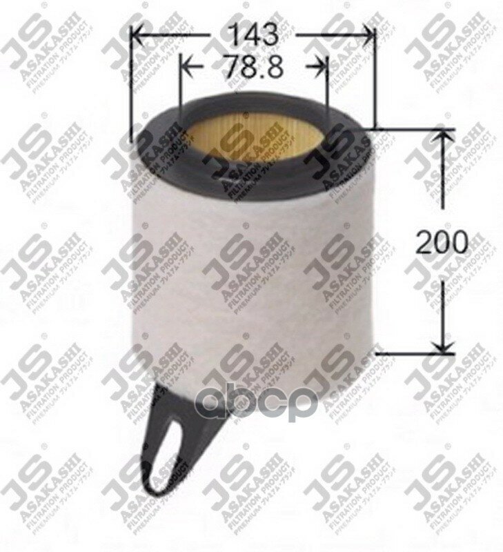 Фильтр воздушный JS Asakashi арт. A0119