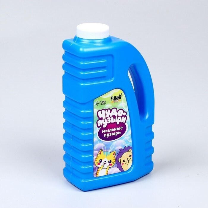 Funny toys Раствор для мыльных пузырей, 1000 мл, микс
