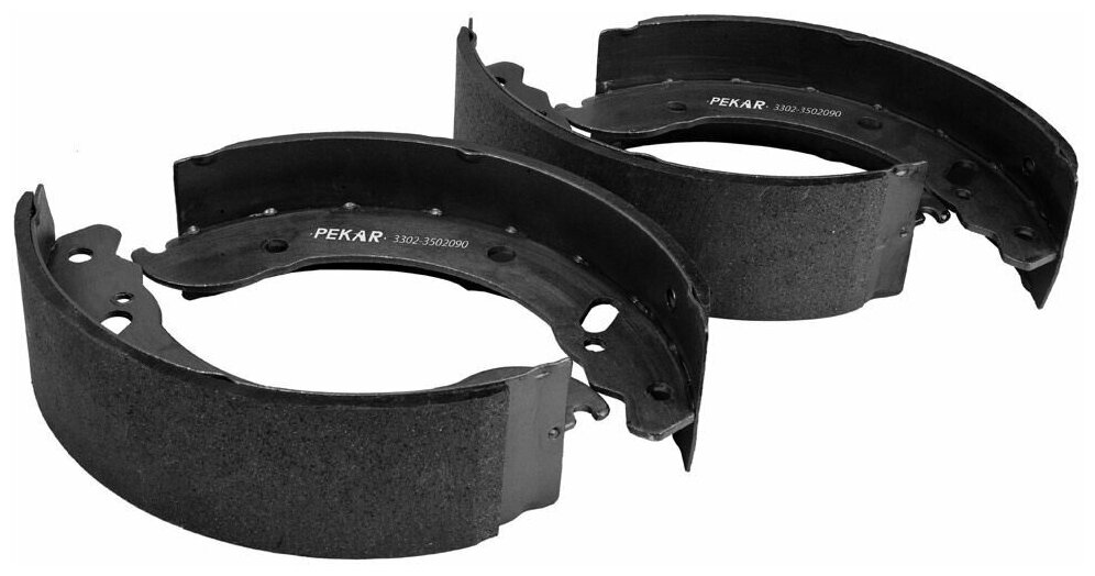 Тормозные колодки ГАЗ 3302, 2217, газель бизнес 3302, NEXT, задние, PEKAR