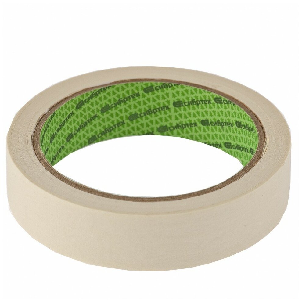 Лента малярная, 19 мм х 40 м, на бумажной основе Сибртех, 88700