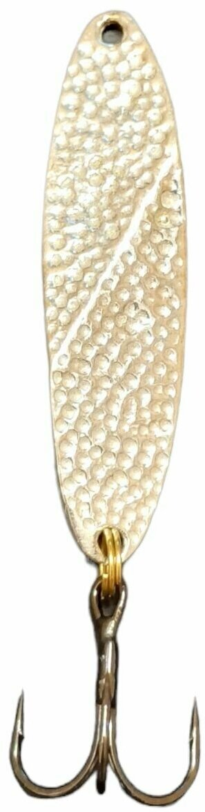 Блесна 'Golden River' - Щука набивка, 30 грамм, 61 мм, серебро