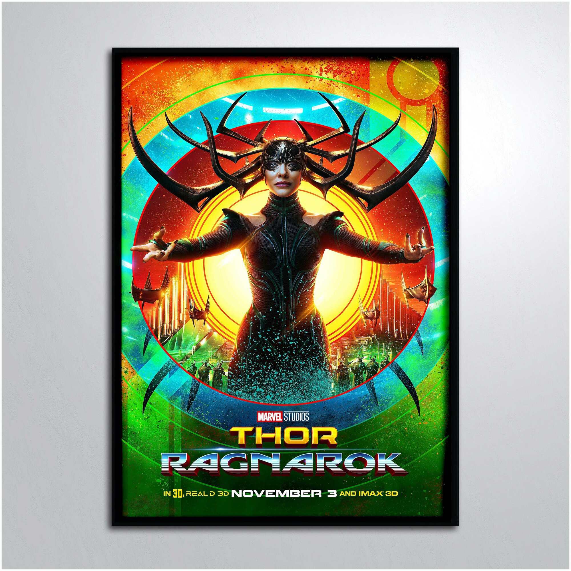 Постер без рамы/Марвел Тор Рагнарёк Оригинал Хела Marvel Thor: Ragnarok