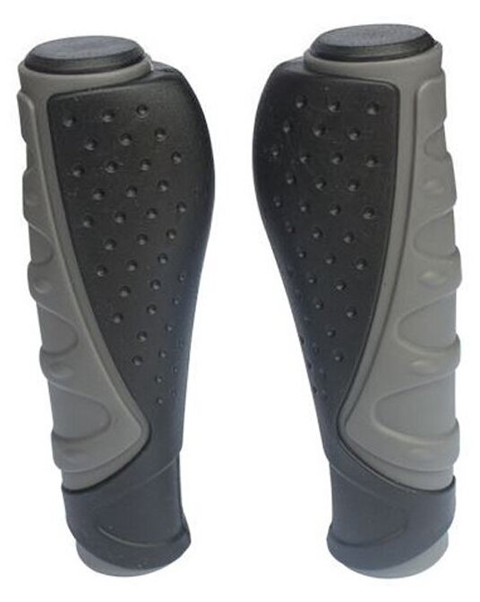 Грипсы, эргономичные противоскользящие накладки для руля, MoscowCycling MC-HAND-08